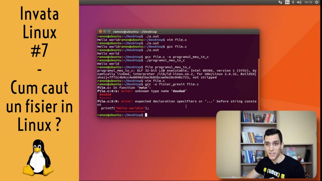 💻 Cum caut un fisier in Linux din Terminal ? | Invata Linux #7