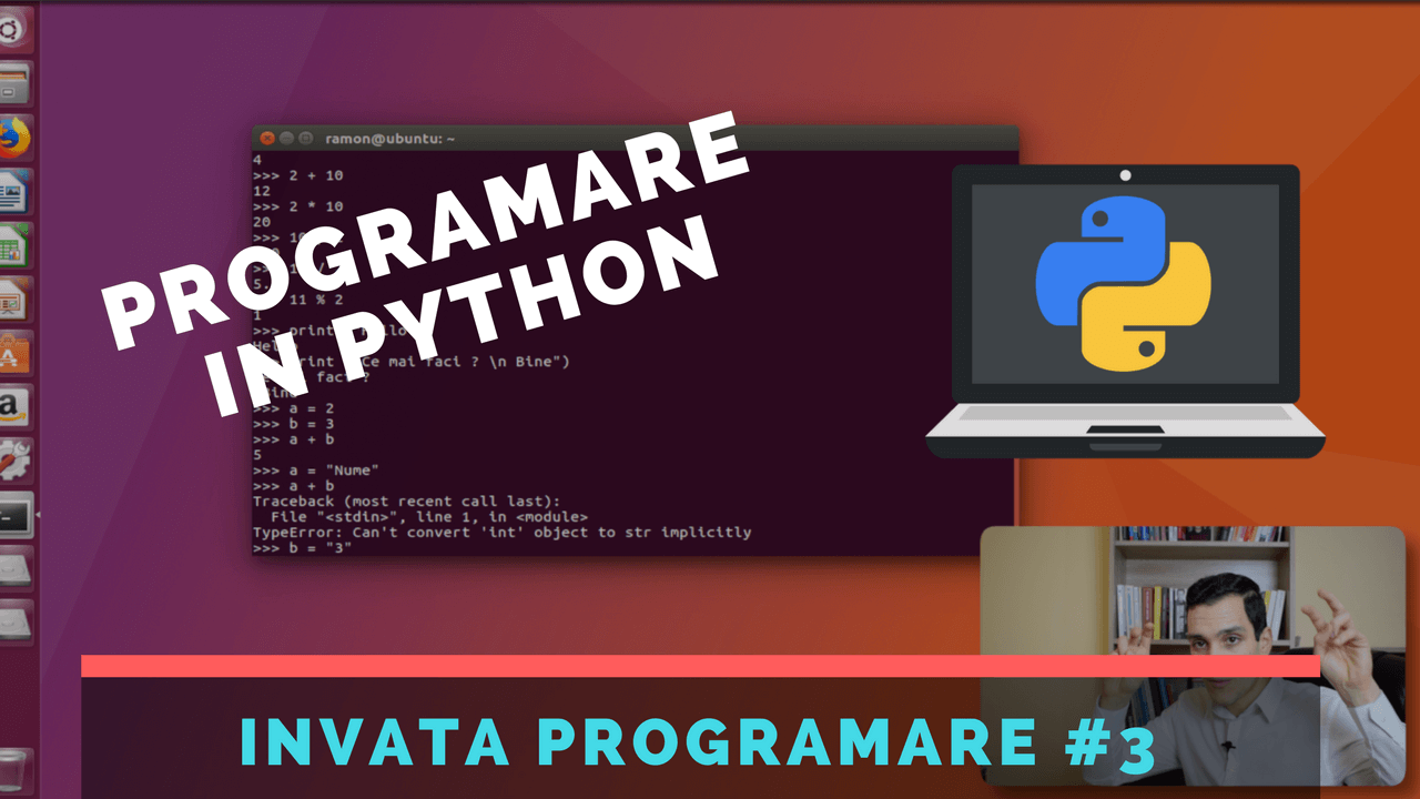 💻 Tutorial Programare in Python pe Linux _ Part 1 _ Invata Programare ...