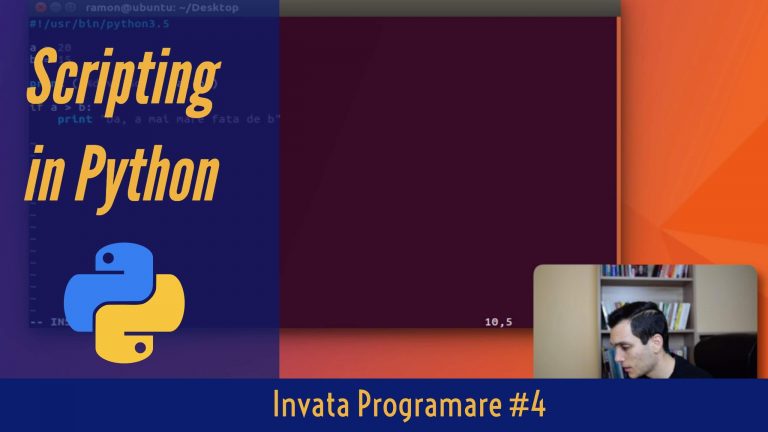 💻 Cum sa faci un Script in Python _ _ Part Invata Programare Ep. 4 ...