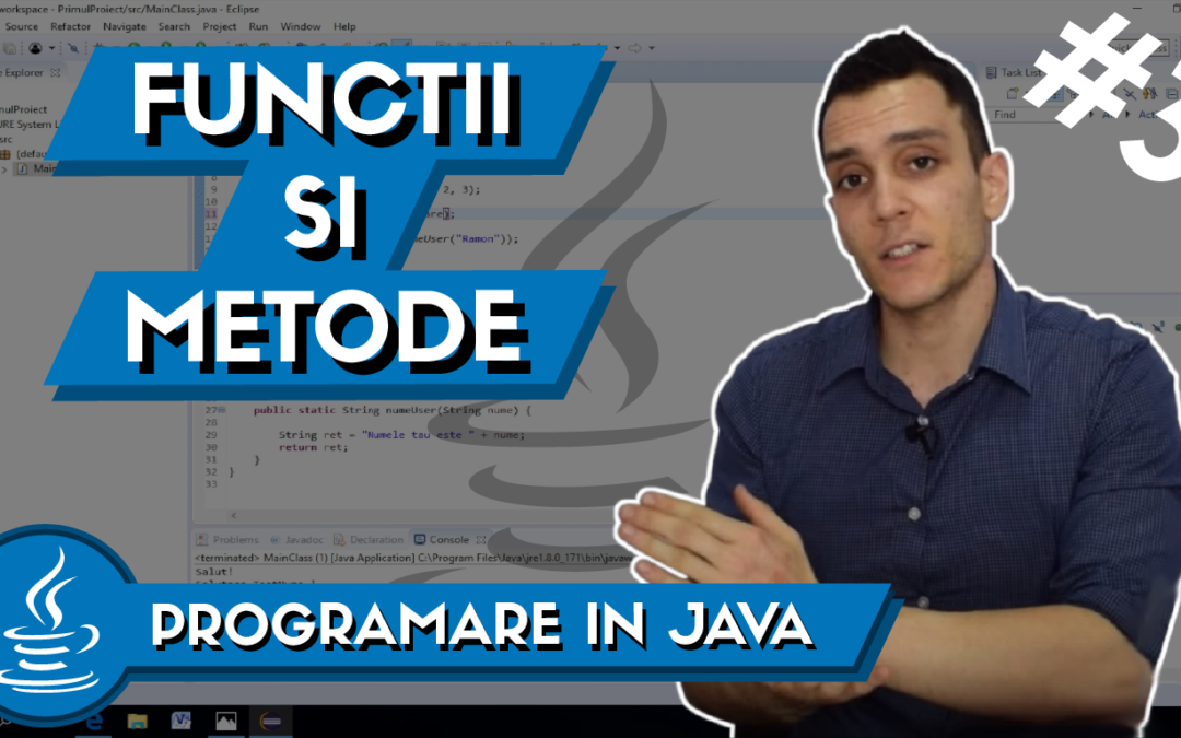 functii si metode in Java - programare in java - RamonNastase.ro