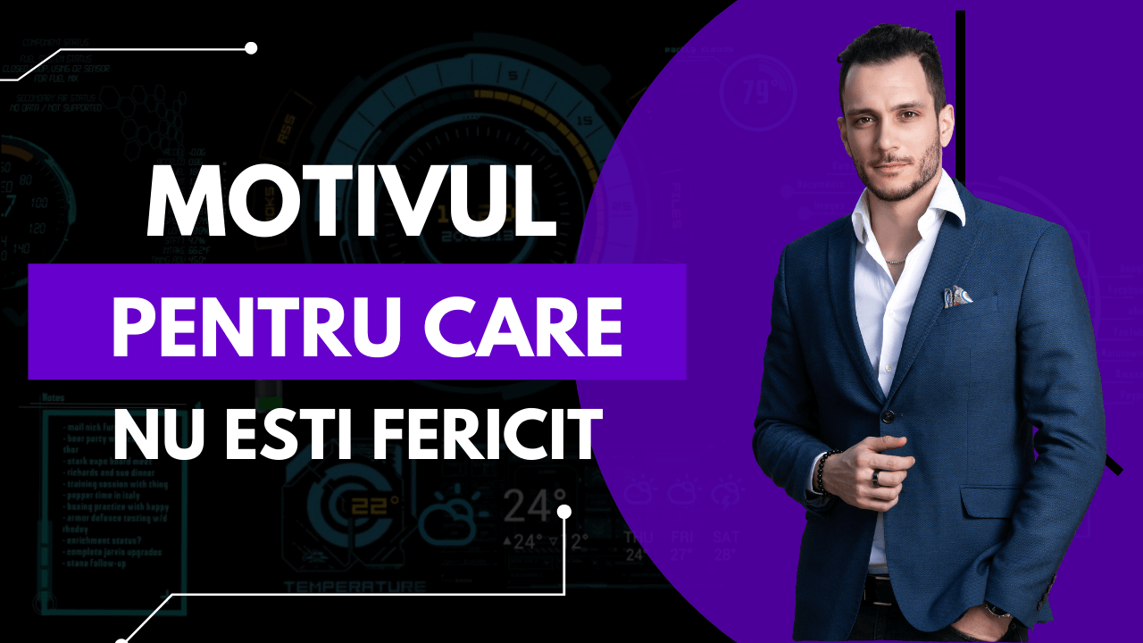 #1 Motivul pentru care nu esti fericit - In Spiritul Vietii - RamonNastase.ro